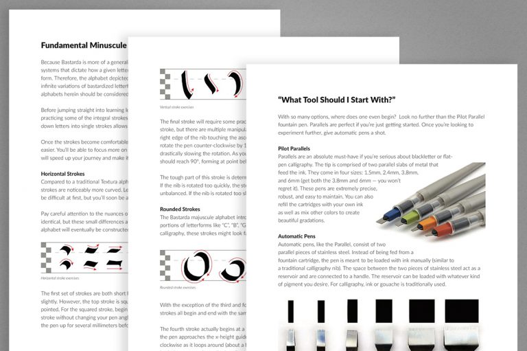 Rotunda Calligraphy - Blackletter Calligraphy Manual & Workbook ...